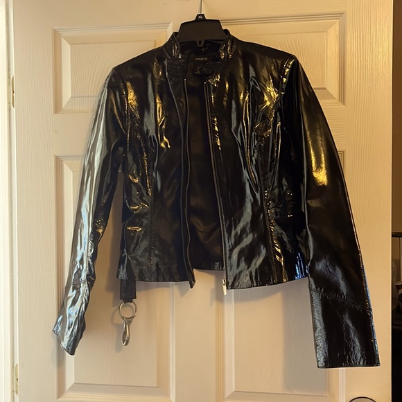 Jackets & Coats | Very Cool Matrix Style Patent Leather Jacket Youll ...